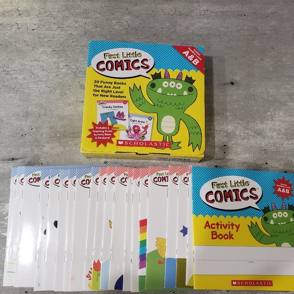 Scholastic | Toys | Scholastic First Little Comics Activity Book Yellow ...